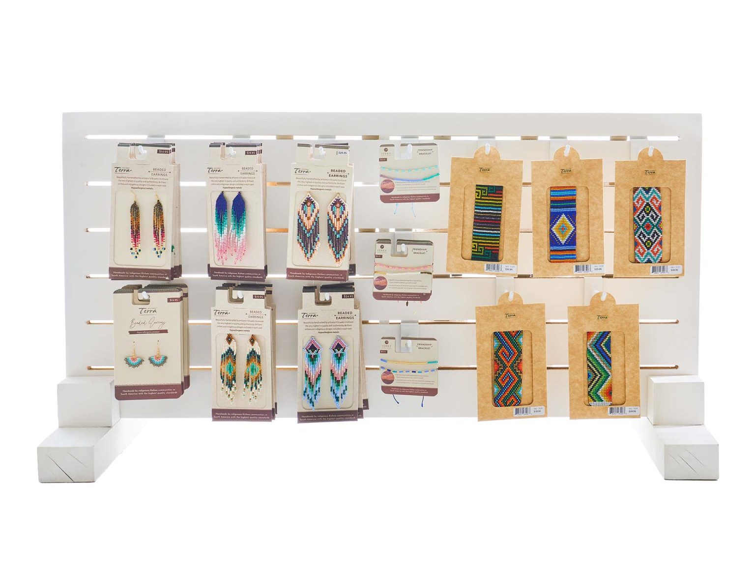 Display – Free Standing Slat Wall Shipping Cost – Terra Natural Designs